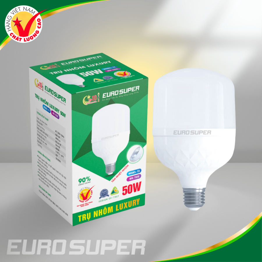 ĐÈN LED TRỤ NHÔM LUXURY E50